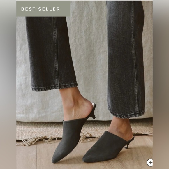 Jenni Kayne | Shoes | Jenni Kayne Oiled Leather Kitten Heel Mules ...